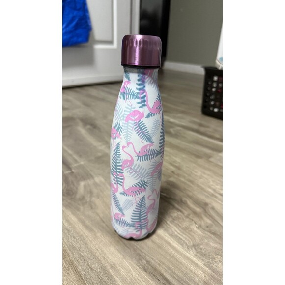 Dining | Pink Flamingo Insulated Metal Water Bottle 16 Oz Double Wall ...